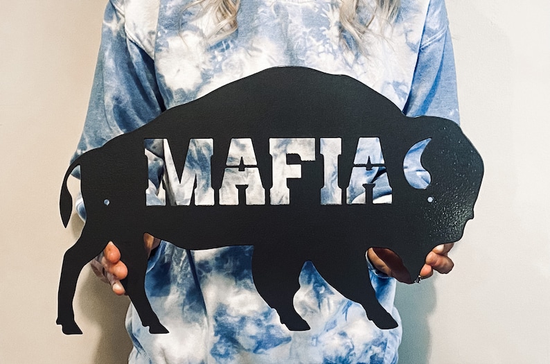 Metal Buffalo Sign Metal Buffalo Mafia Sign Buffalo Metal - Etsy