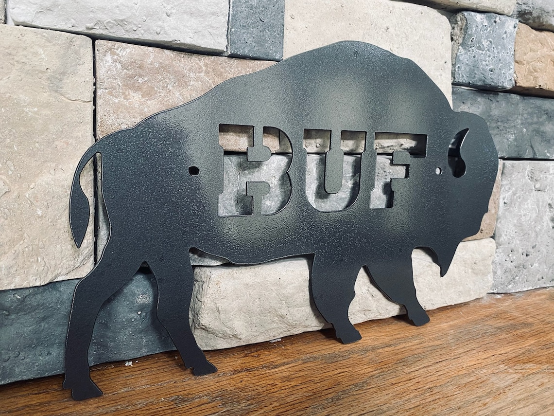 Metal Buffalo Sign Metal Buffalo Bills Sign Buffalo Metal - Etsy