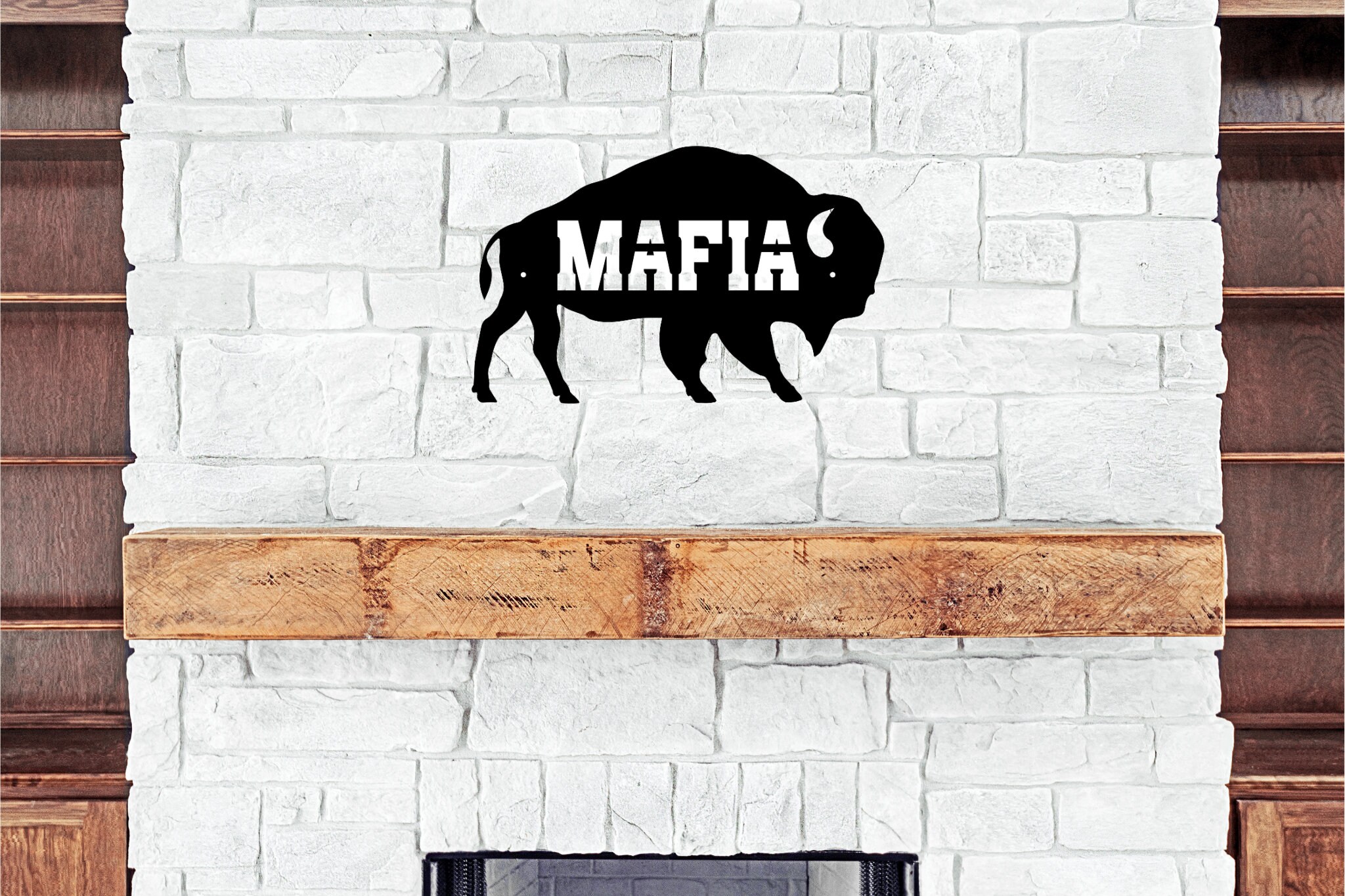 Metal Buffalo Sign Metal Buffalo Mafia Sign Buffalo Metal - Etsy
