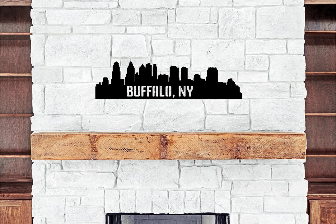 Buffalo NY Skyline Sign Buffalo City Sign Buffalo NY Sign - Etsy