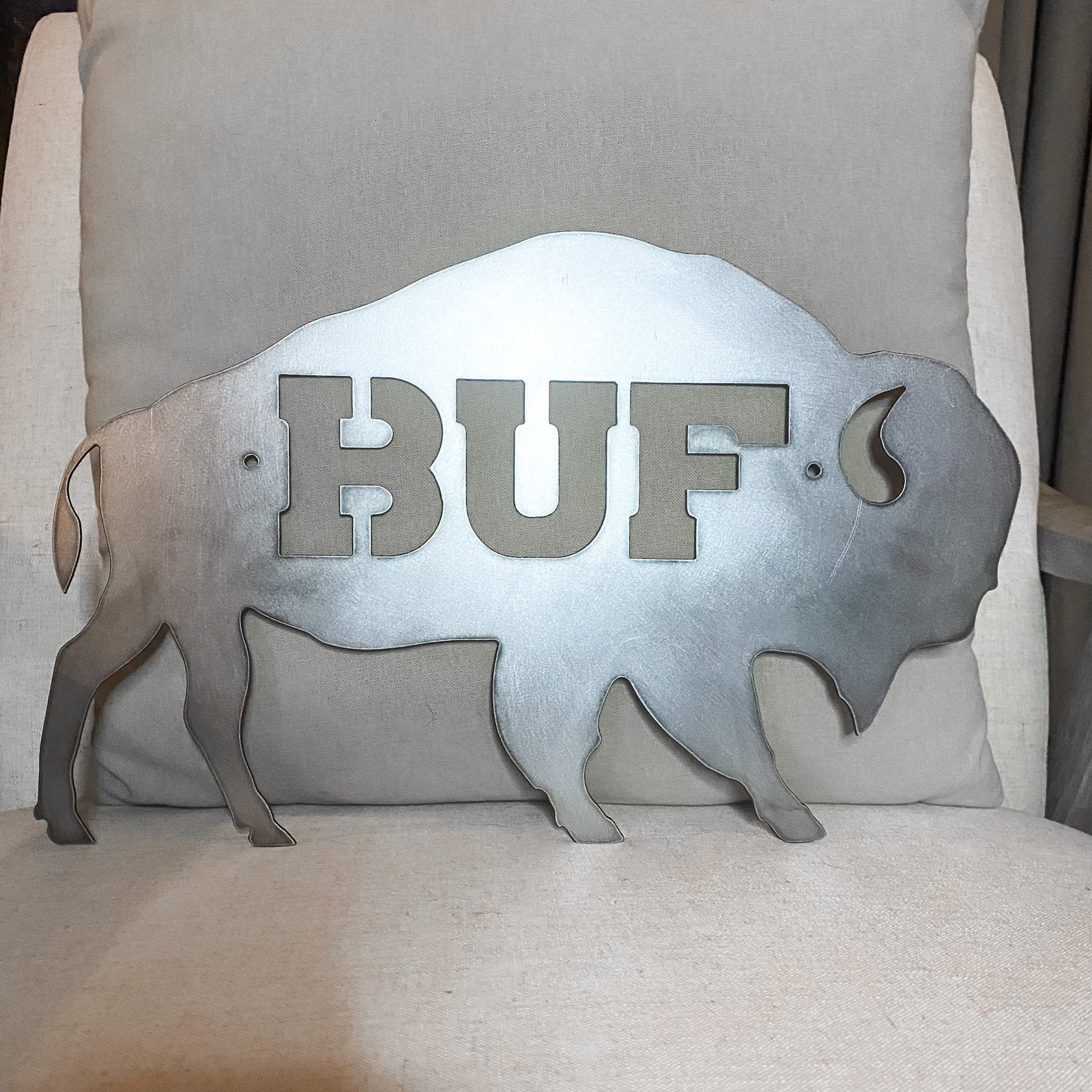 Metal Buffalo Sign, Metal Buffalo, Bills Sign, Buffalo Metal Artwork ...