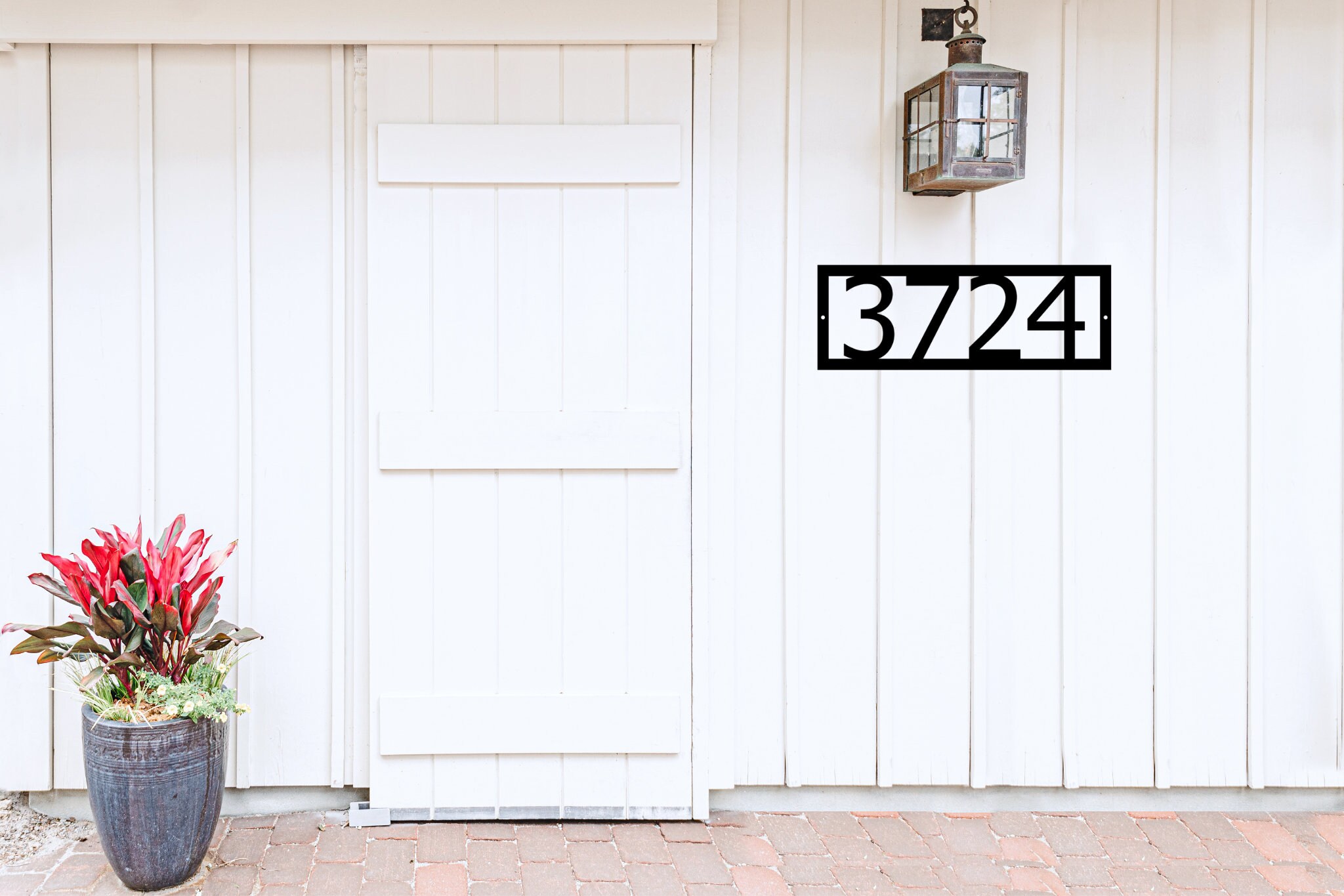 Metal House Number Sign, Custom House Number Sign, Metal Address Sign ...