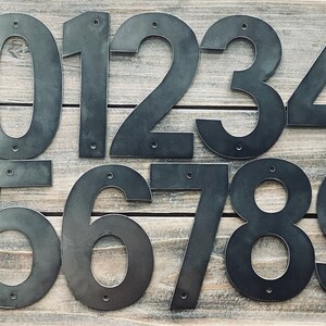 Modern Metal House Numbers, Individual House Numbers, Address Numbers ...