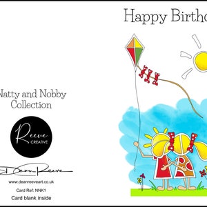 Happy Birthday Greetings Card A5 With Envelope. Natty and Nobby ...