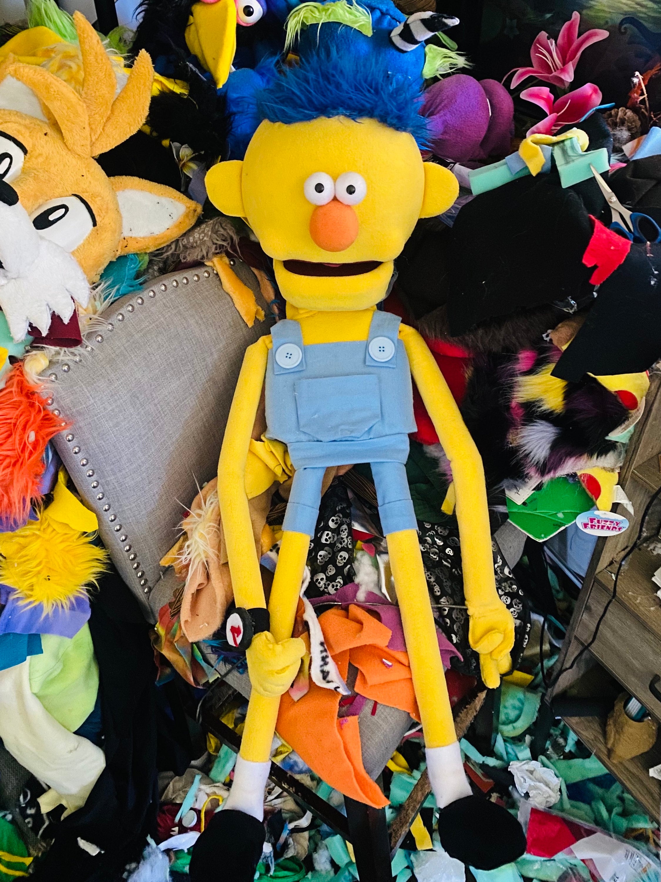 Yellow Guy Puppet - Etsy