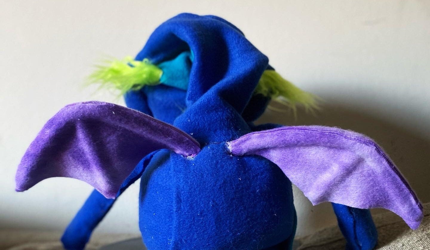 Blue Dragon Puppet - Etsy