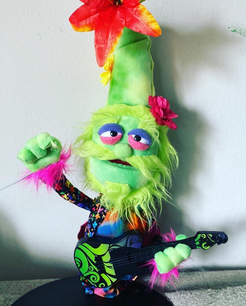 Flower Gnome Puppet - Etsy