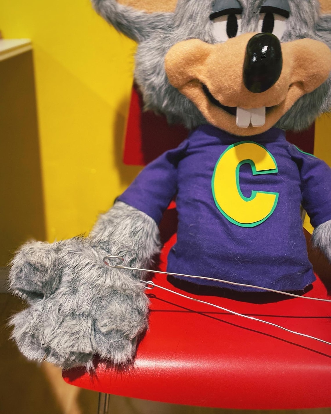 Chuck E. Cheese Puppet - Etsy UK