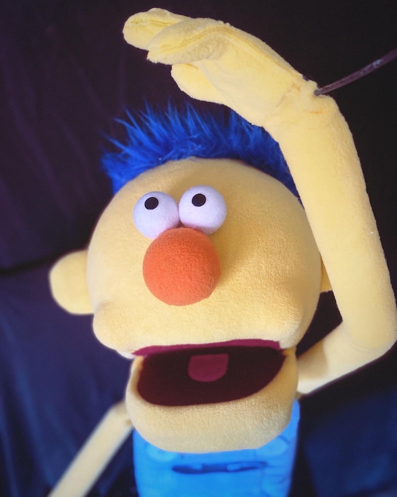 Yellow Guy Puppet - Etsy