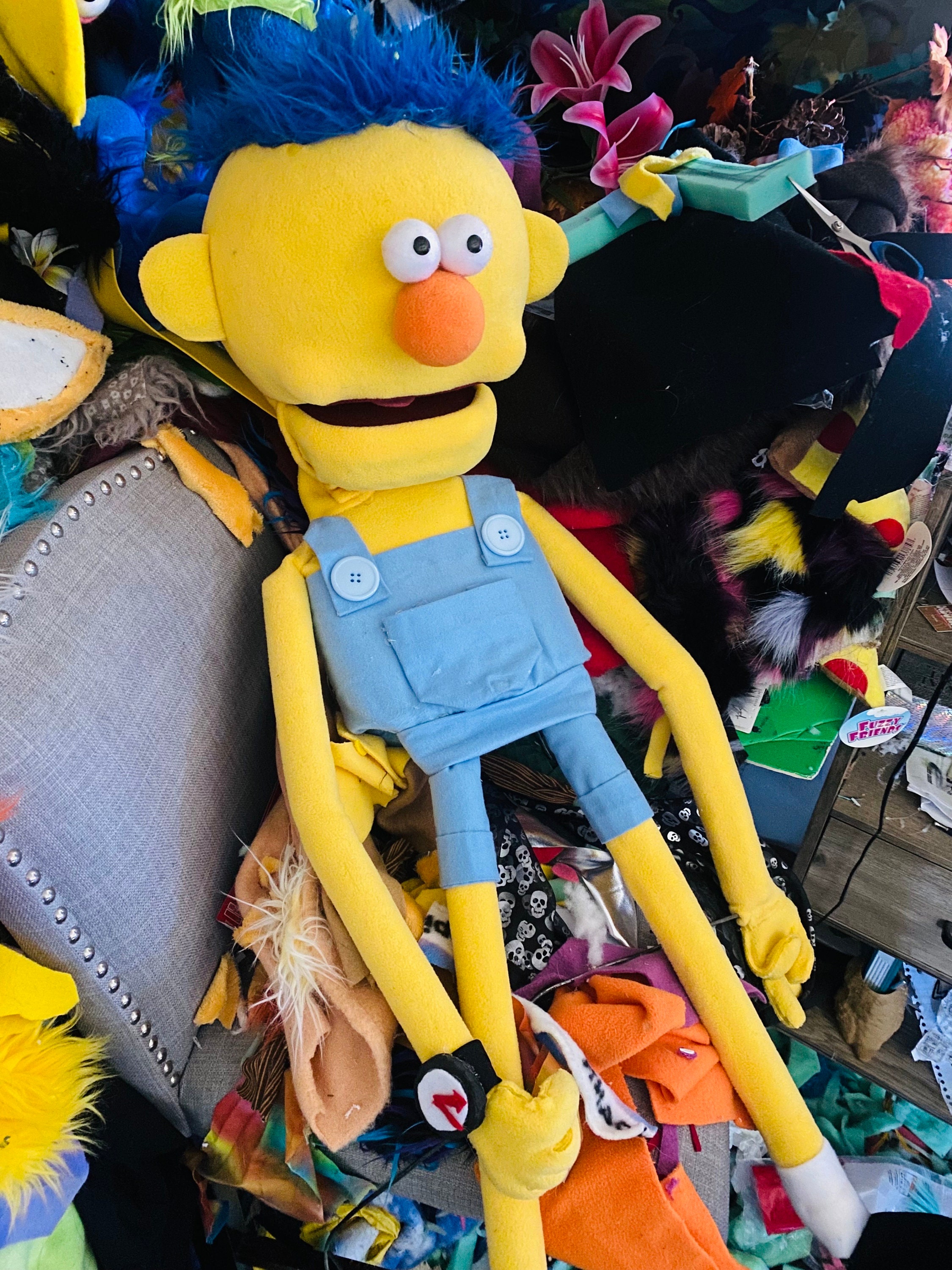 Yellow Guy Puppet - Etsy