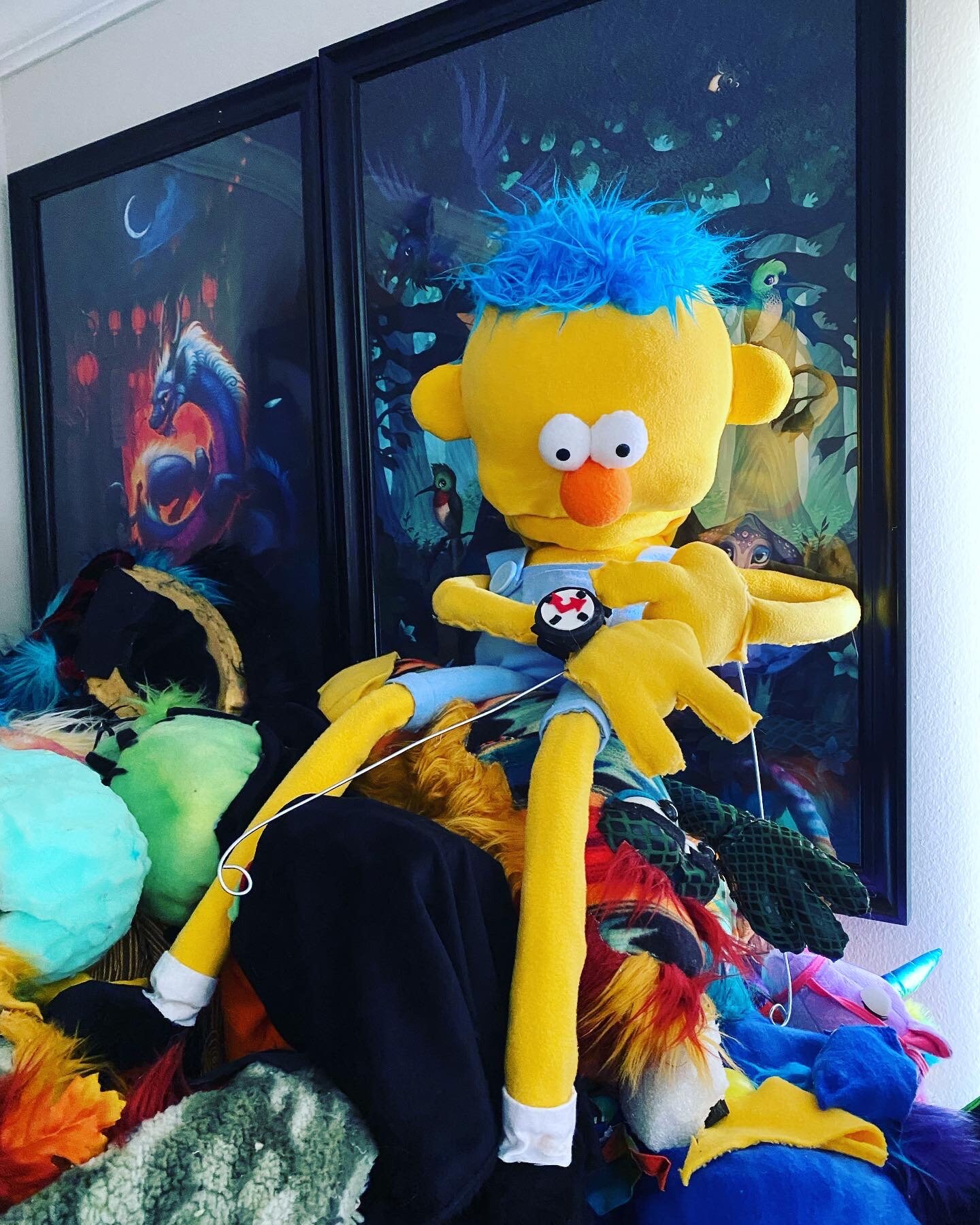Yellow Guy Puppet - Etsy