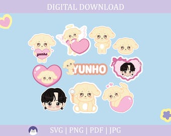 Jongho Jjongbear Bundle | Ateez | Aniteez | Svg, Pdf, Png, Jpg | Kpop ...