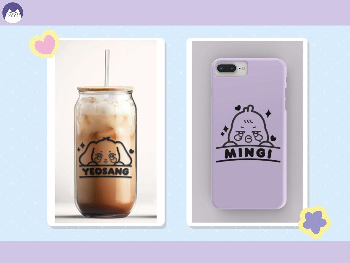 Ateez Aniteez Names | Svg, Pdf, Png, Jpg, Eps | Ateez Decals | Stickers ...