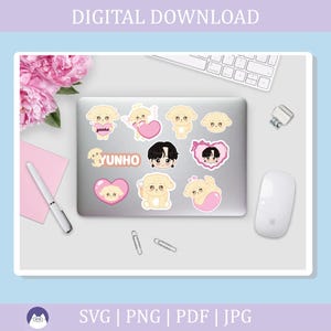 Yunho Tyudeongi Bundle | Ateez | Aniteez | Svg, Pdf, Png, Jpg | Kpop ...