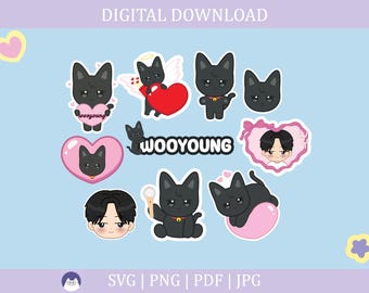 Seonghwa Ddeongbyeoli Bundle | Ateez | Aniteez | Svg, Pdf, Png, Jpg ...