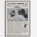 Vintage Dolly Parton Newspaper 9 to 5 Song Poster. Dolly Parton Art ...