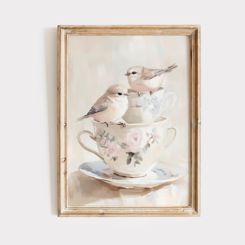 Shabby Chic Painting - Etsy