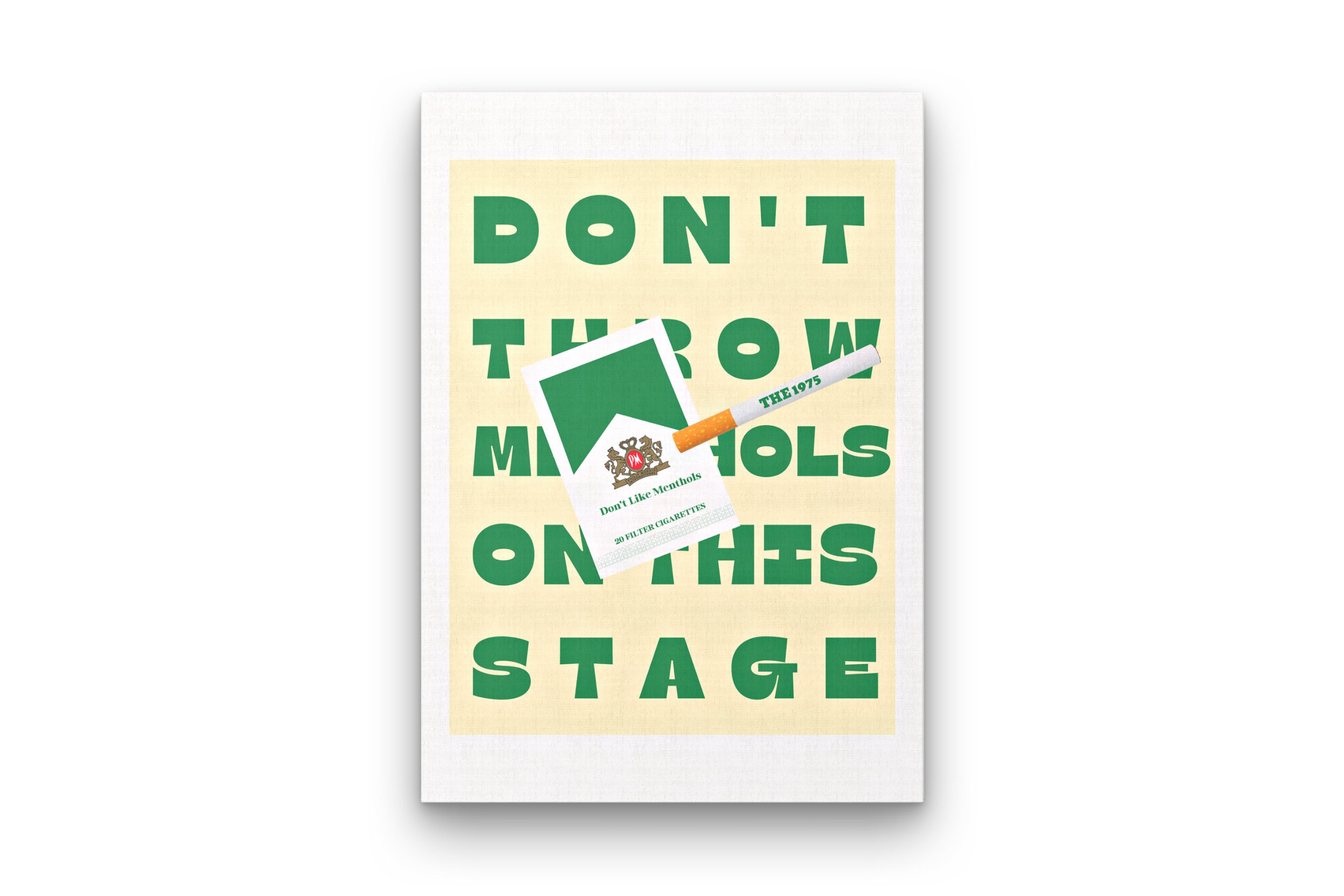 Don't Like Menthols Poster, The 1975 Wall Art, The 1975 Poster, Matty ...