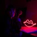Neon LED Lips Sign THE KISS Handmade Neon Lights Sign for Home Decor - Etsy