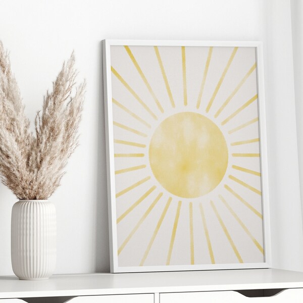 Yellow Sun - Etsy