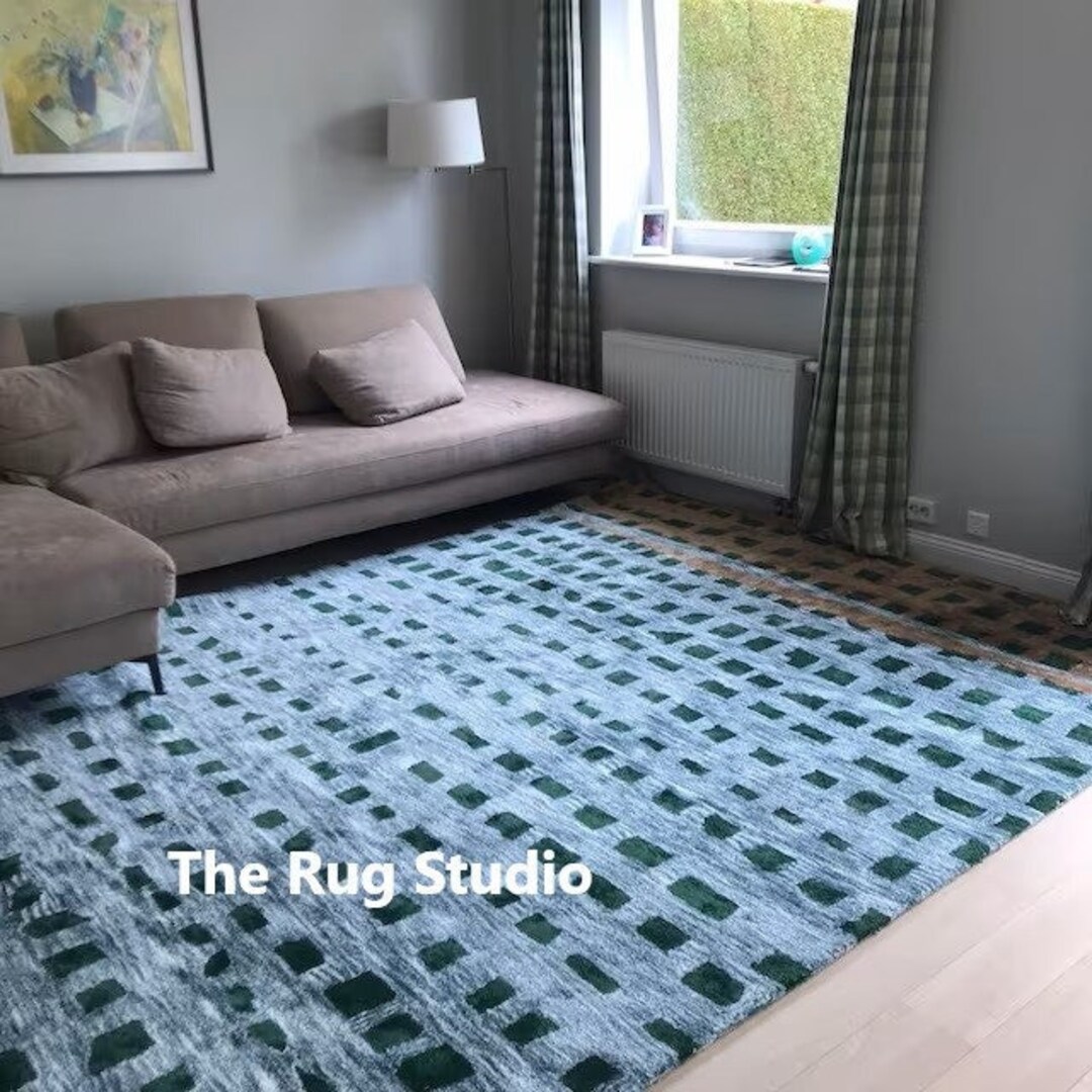 Hand Tuft Rug, Irregular Shape Tuft Rug, Custom Tufted Rug, 100% Woolen ...