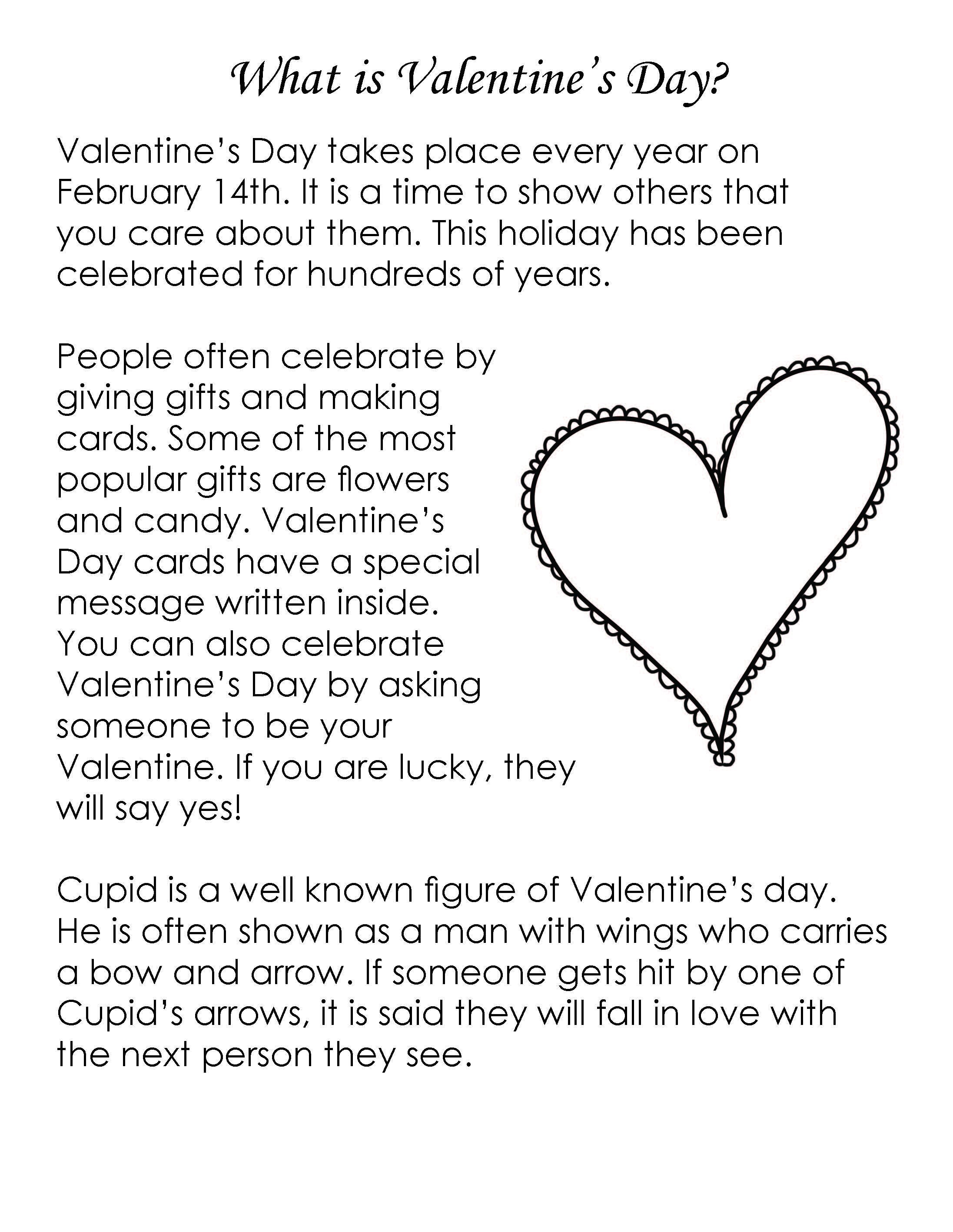 12 Valentine's Day Activity Sheets Answer Keys kindergarten, 1st Grade ...