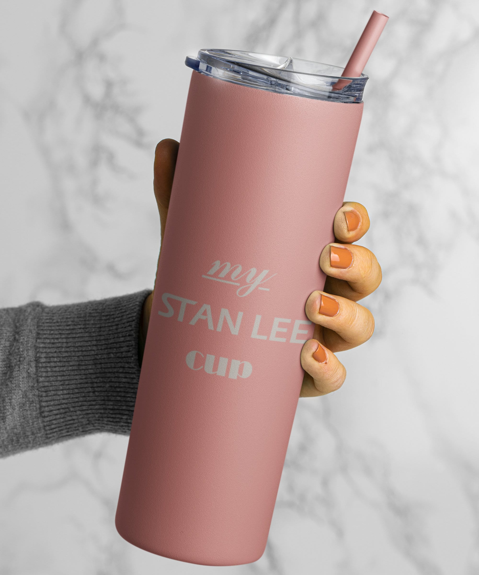 My Stan Lee (stanley) Cup Skinny Matte Tumbler 20z Hot Cold Beverages ...