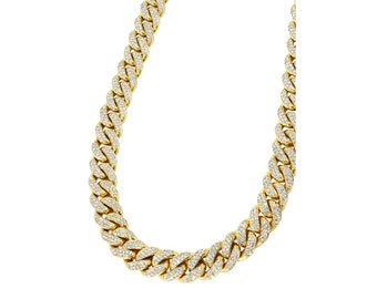 Diamond Miami Cuban Link Chain - Etsy