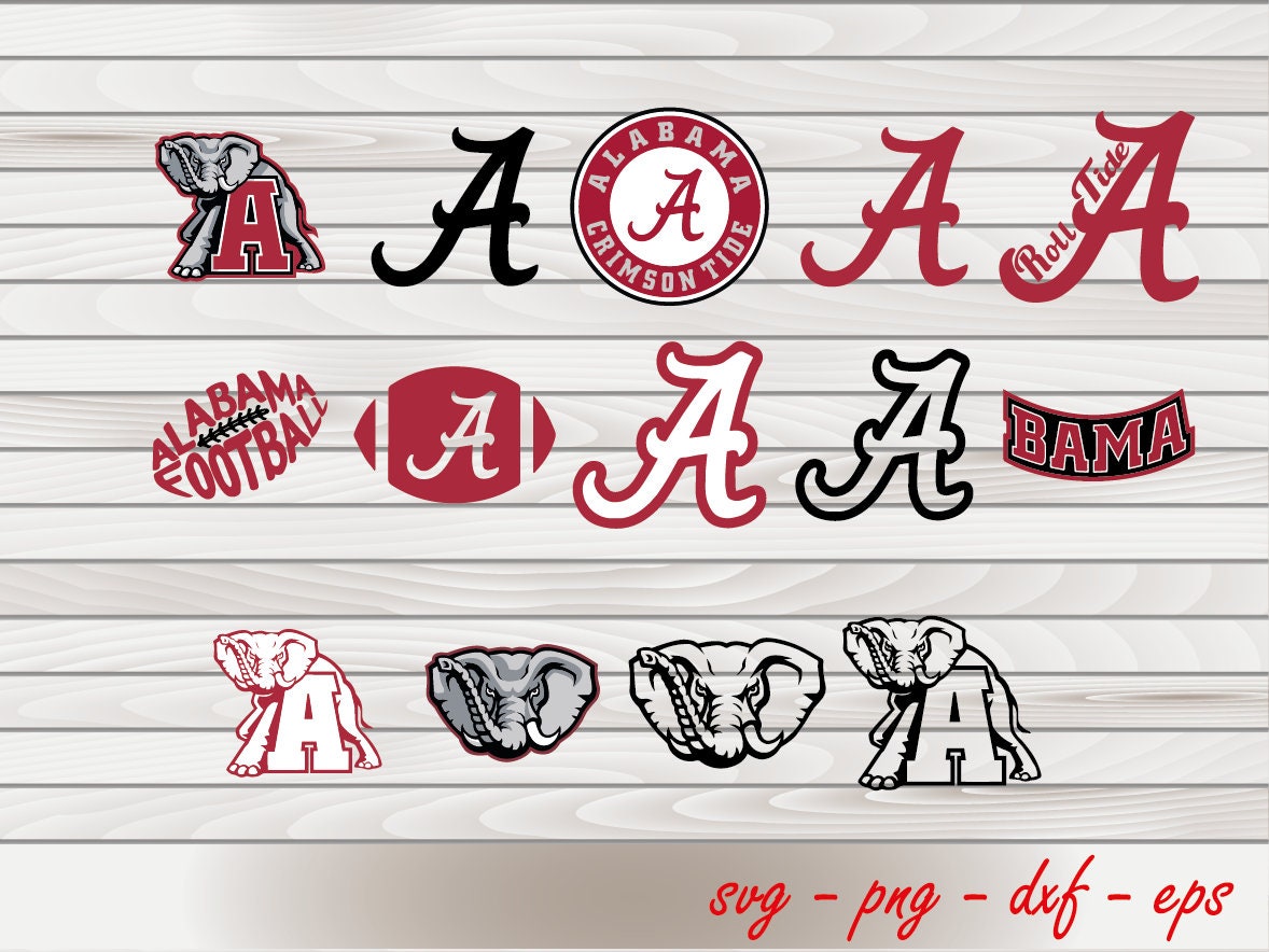 Alabama Svg Bundle, Alabama State Svg, Elephant Svg, A Svg, Football ...