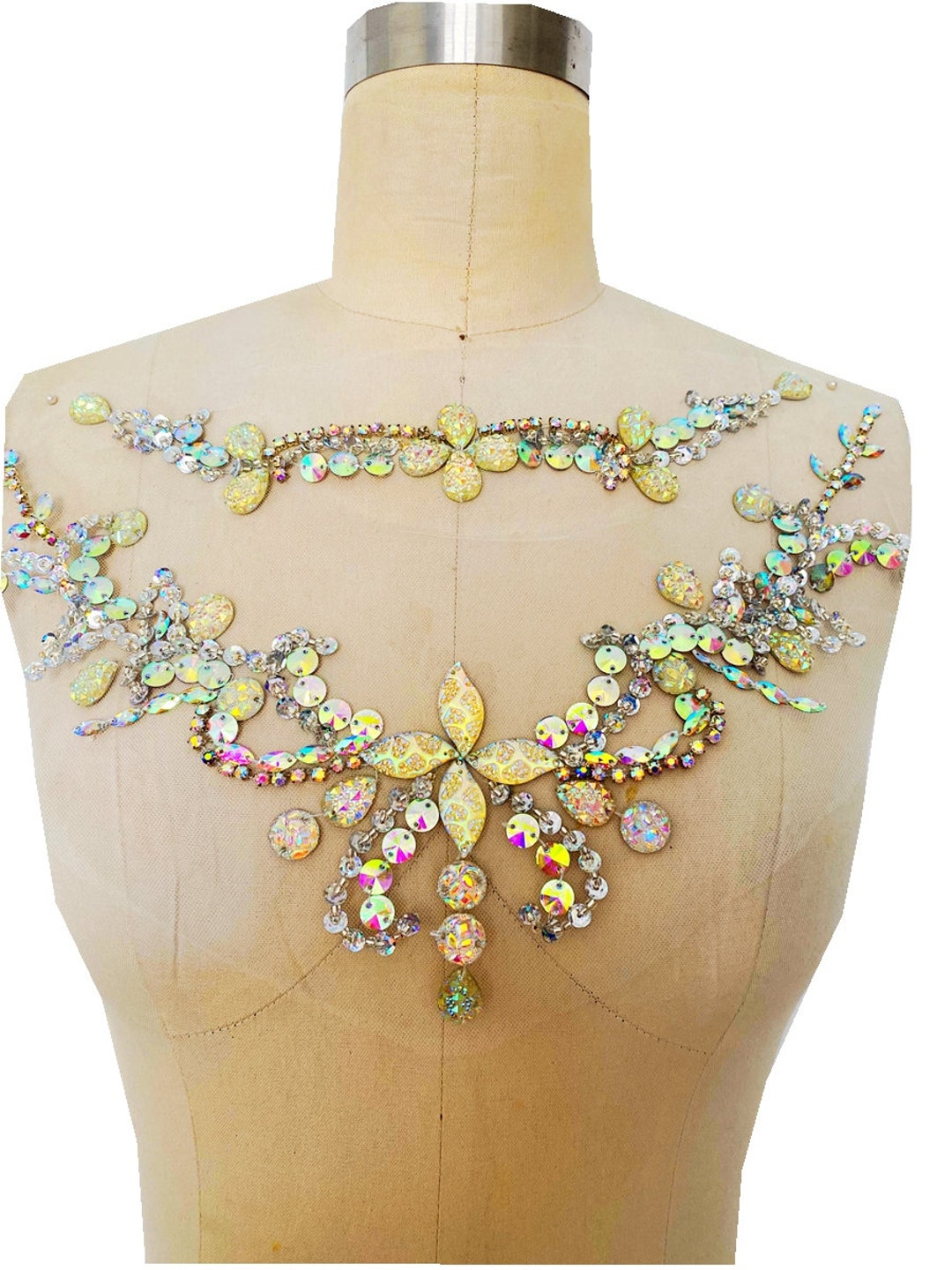 7 Colors Diamond Appliques Gold Sparkling Rhinestone - Etsy