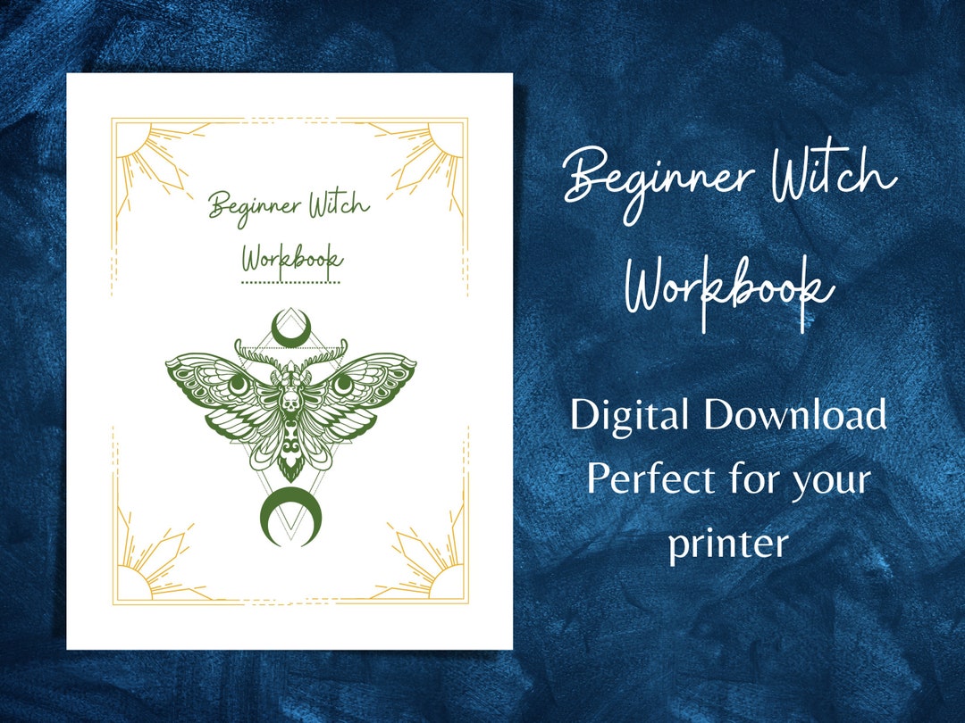 Beginner Witch's Workbook Digital Printout-basic Foundations to ...