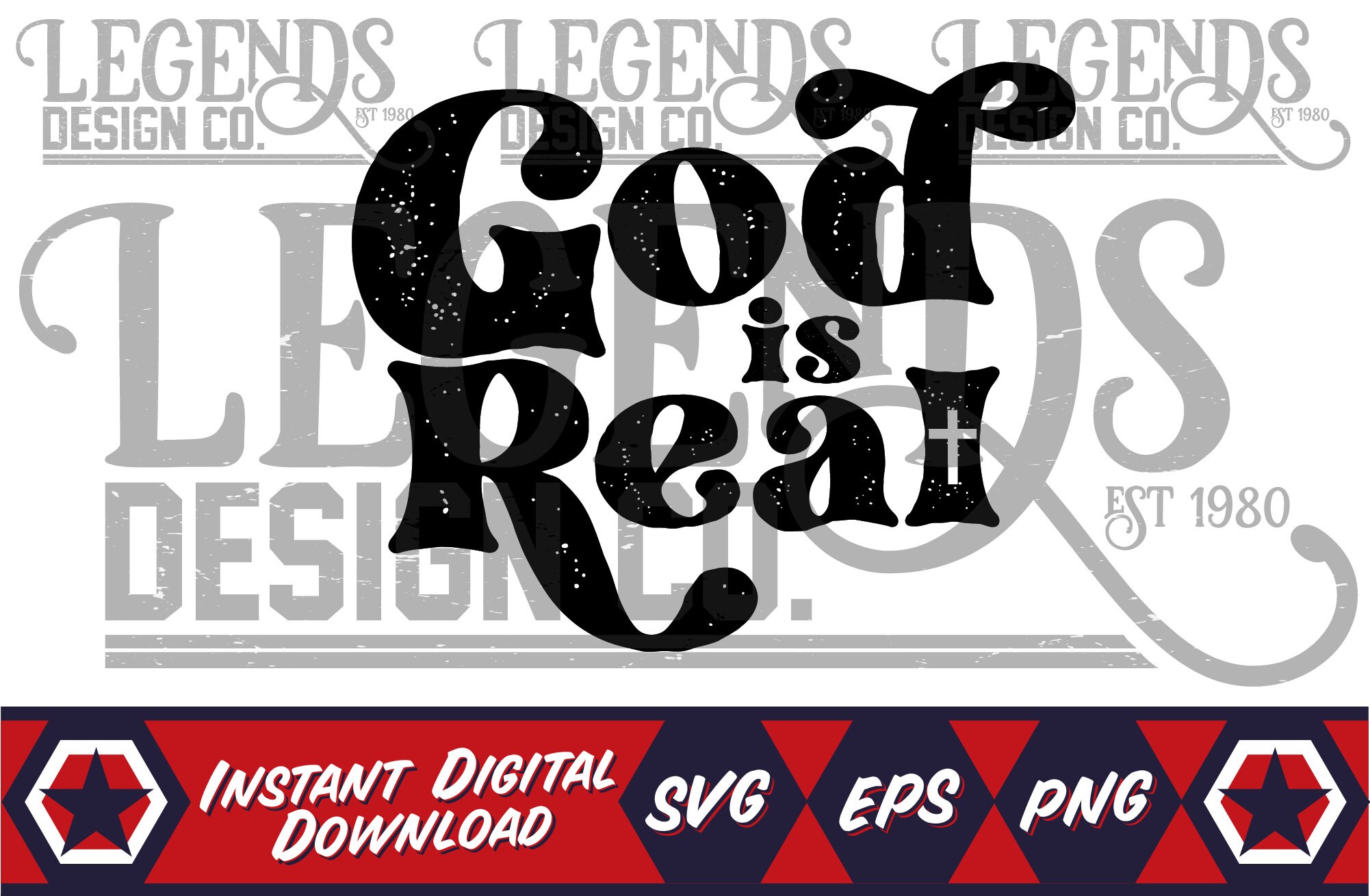 God is Real, Digital Download, EPS, SVG, PNG, Instant Download ...
