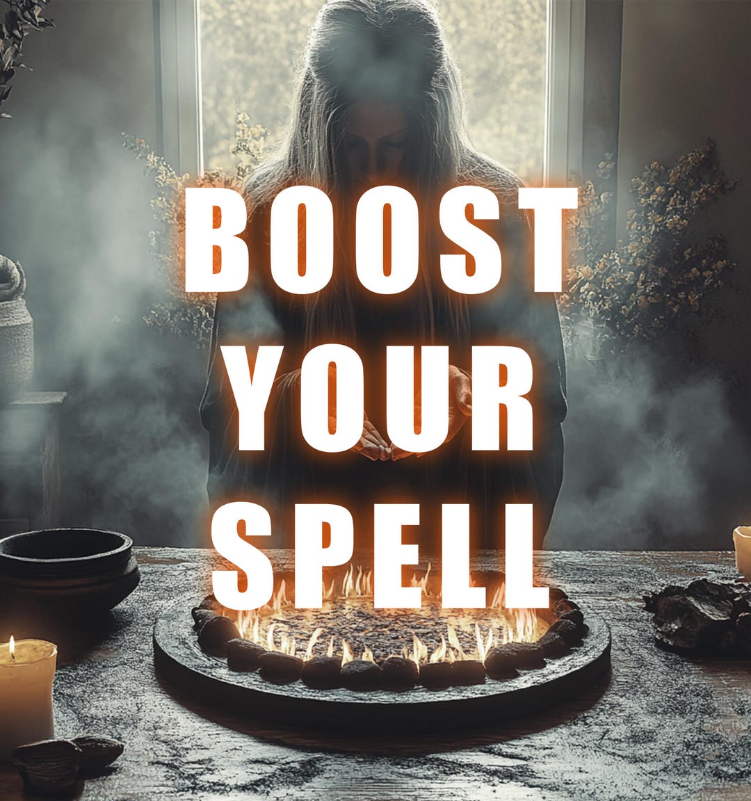Booster Spell for Enhanced Manifestation Amplify Your Magic - Etsy