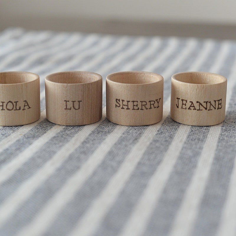 Custom Napkin Ring - Etsy