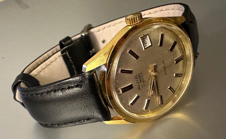 Vintage Rare Avia Matic 17 Jewels Incabloc Automatic Swiss Men's Watch-stunning - Etsy
