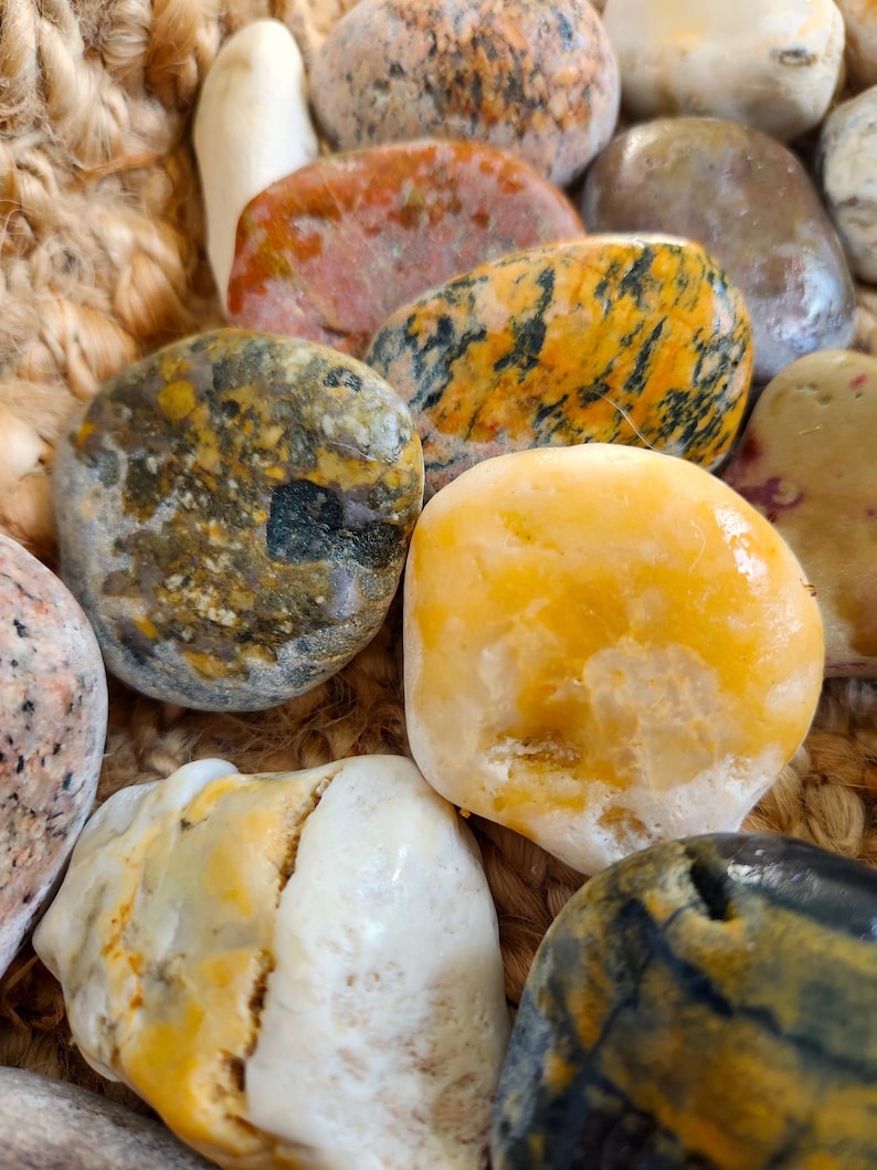 Large Raw Untumbled Beautiful Mix of Natural Great Lakes Rocks / Stones ...