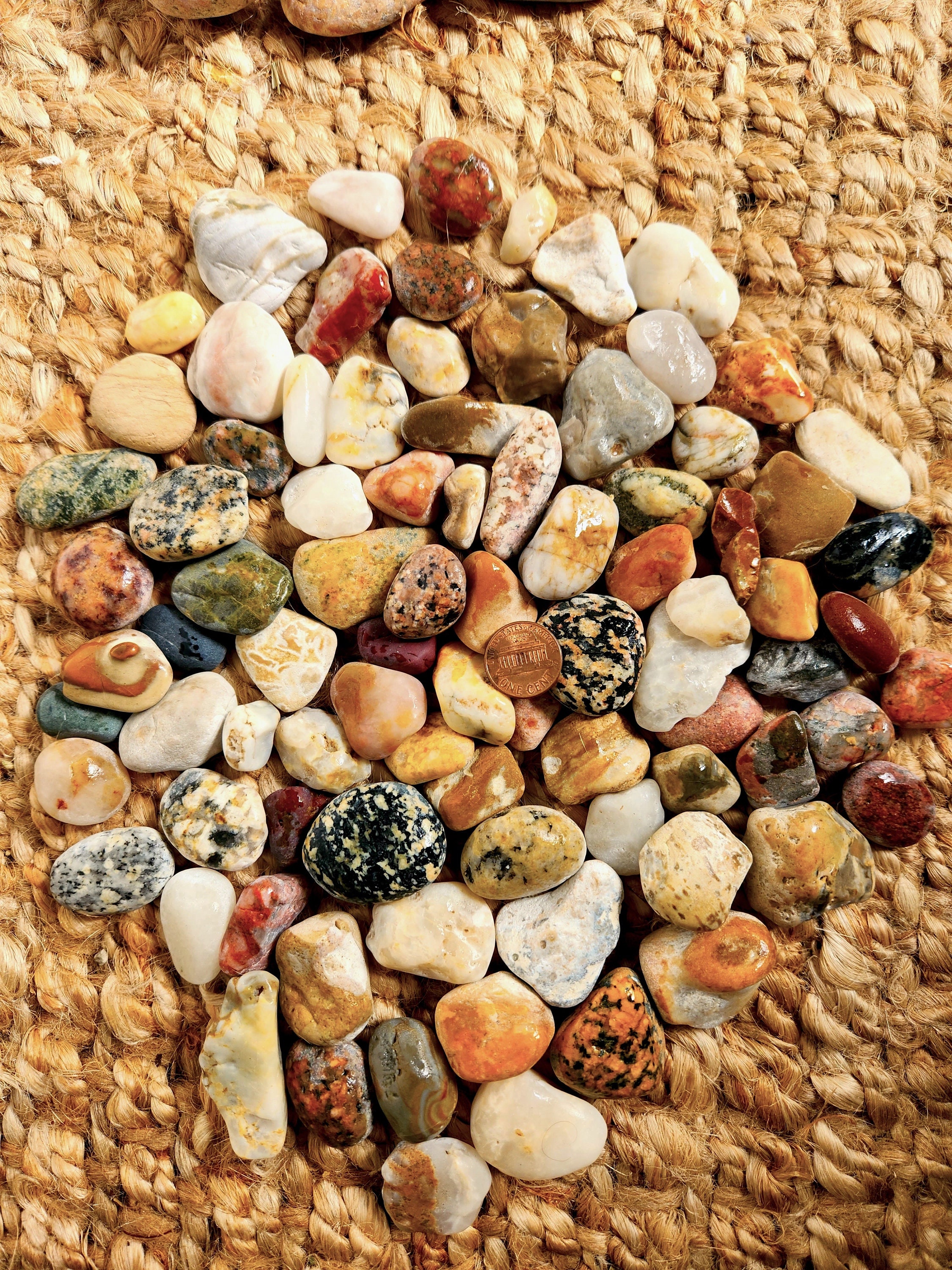 Small Raw Untumbled Beautiful Mix of Natural Great Lake Rocks / Stones ...