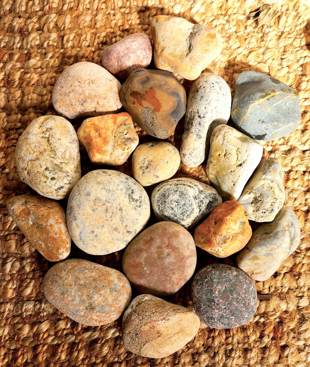 X-large Raw Untumbled Beautiful Mix of Natural Great Lakes Rocks ...