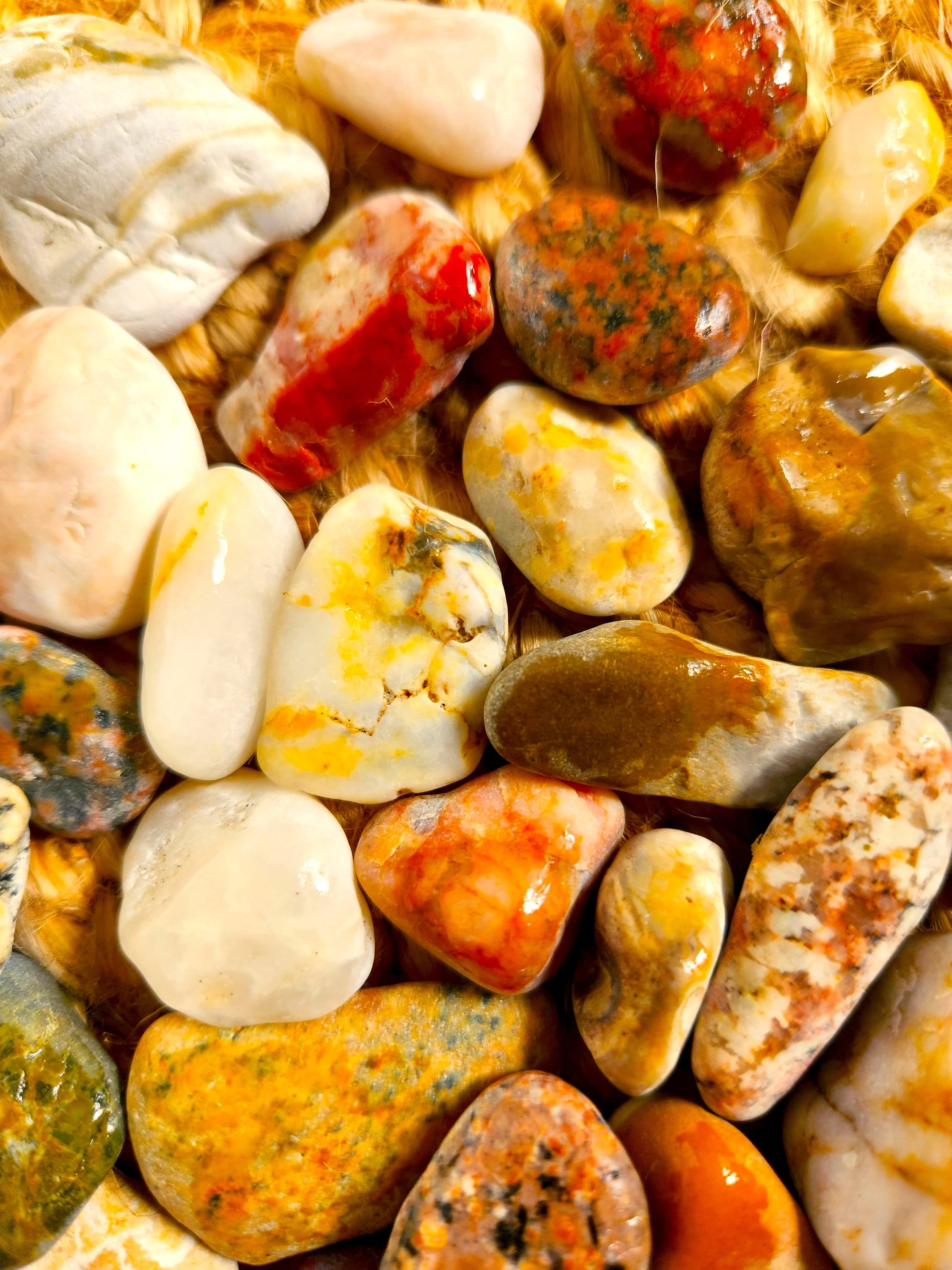 Small Raw Untumbled Beautiful Mix of Natural Great Lake Rocks / Stones ...