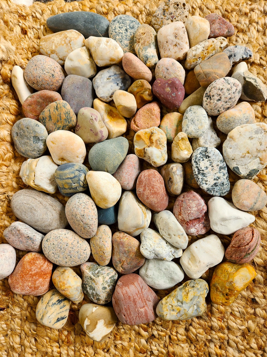 Large Raw Untumbled Beautiful Mix of Natural Great Lakes Rocks / Stones ...