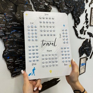 Large 3D Wooden World Map for Office and Home Decor Unique Wooden Map ...