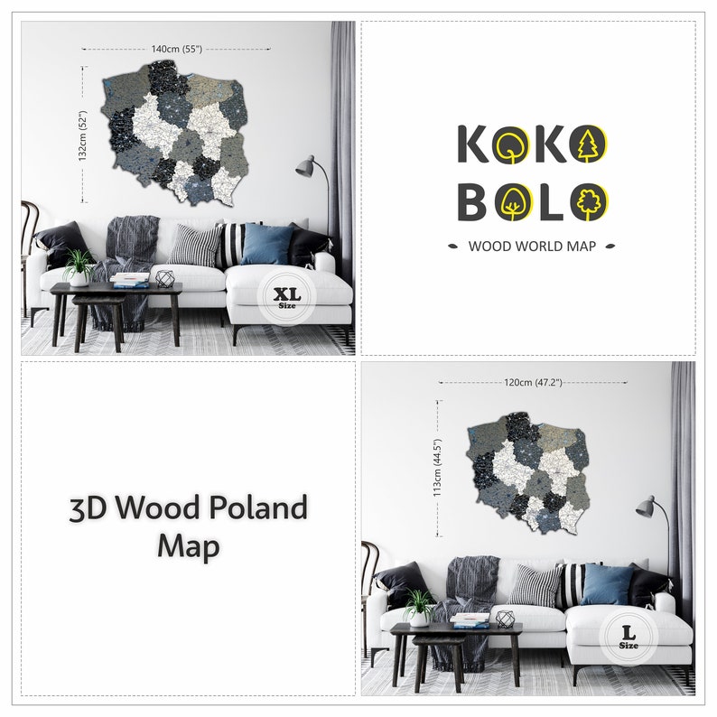 3D Poland Map Poland Wooden Map Poland Wood Wall Map Polish - Etsy