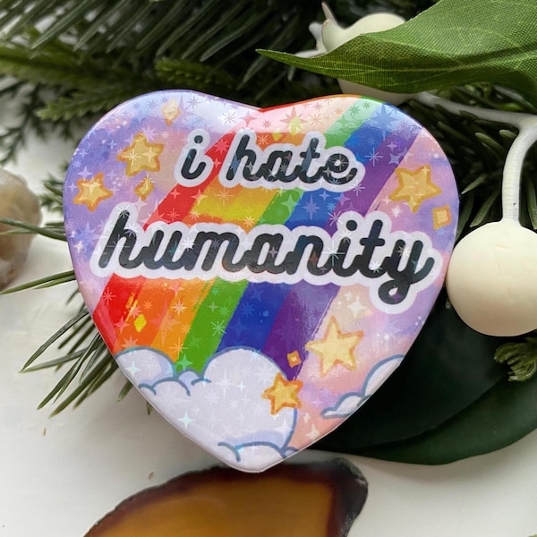 Pastel Goth Button Pin - Etsy UK