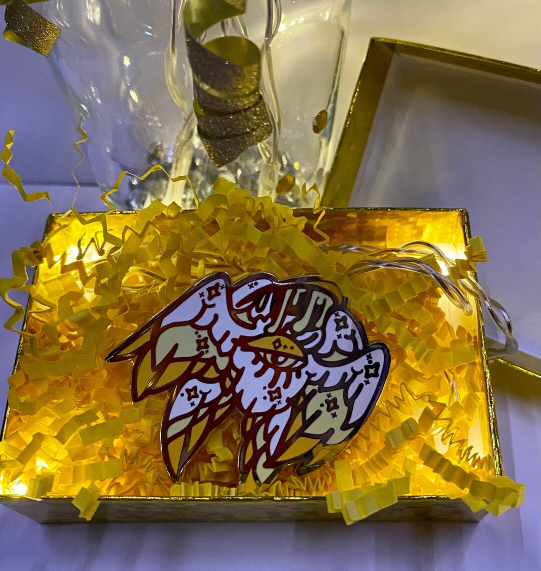 Biblically Accurate Sleepy Seraph Angel Enamel Pin Dripping Halo 2 Inch ...