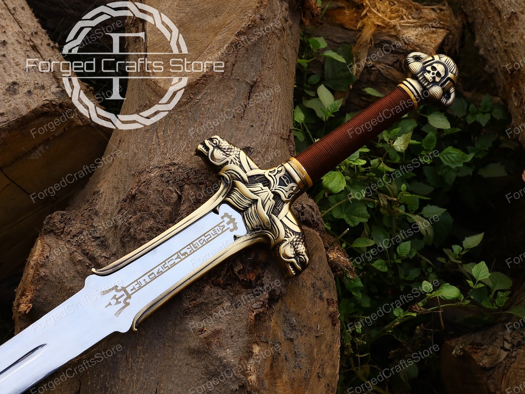 Hand Forged Conan Long Sword Birthday Gift & Anniversary Gift for Him ...
