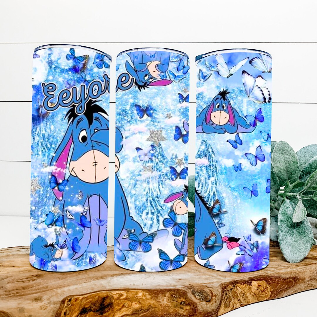 Donkey Cartoon Tumbler Eeyore Cartoon Tumbler Kids Cartoon - Etsy