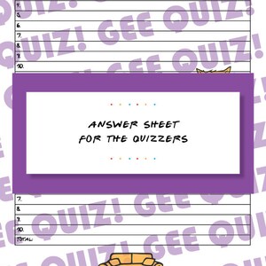 FRIENDS Printable English Pub Quiz | FRIENDS Trivia | Instant Download ...