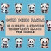 10 Cute Chibi Panda Cliparts & Stickers Transparent Background 10 High ...