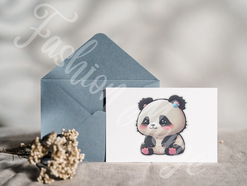 10 Cute Chibi Panda Cliparts & Stickers Transparent Background 10 High ...