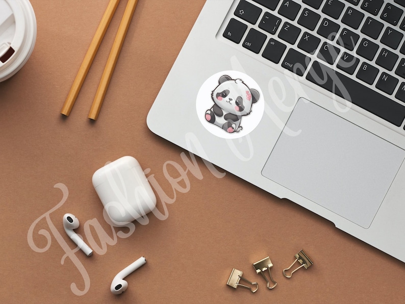 10 Cute Chibi Panda Cliparts & Stickers Transparent Background 10 High ...